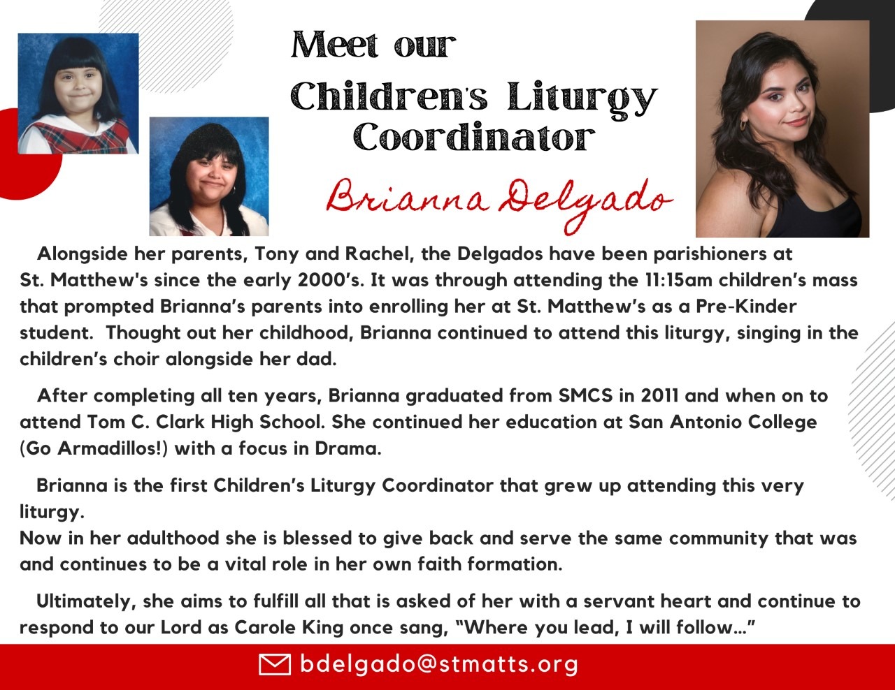 St. Matthew Catholic Church - Children's Liturgy - San Antonio, TX